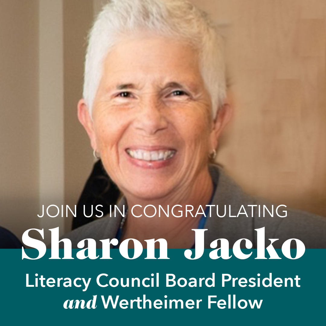 Volunteer Spotlight: Meet Sharon - 2023 Wertheimer Fellow - Literacy ...